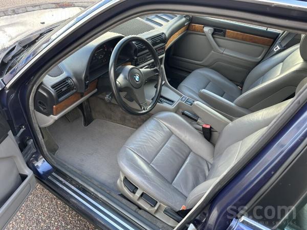 Blue BMW 730 1987 in Riga, with an engine capacity of 3.00 L and mileage of 199 thousand km for 9900 €, photo 8 on AUTOMOTO.COM.LV