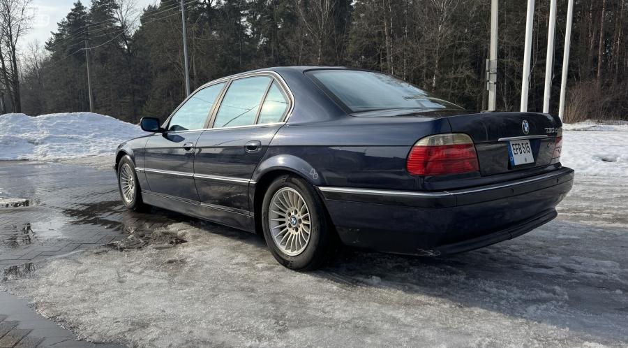 Blue BMW 730 2000 in Kaunas, with an engine capacity of 2.90 L and mileage of 324 thousand km for 5000 €, photo 6 on AUTOMOTO.COM.LV