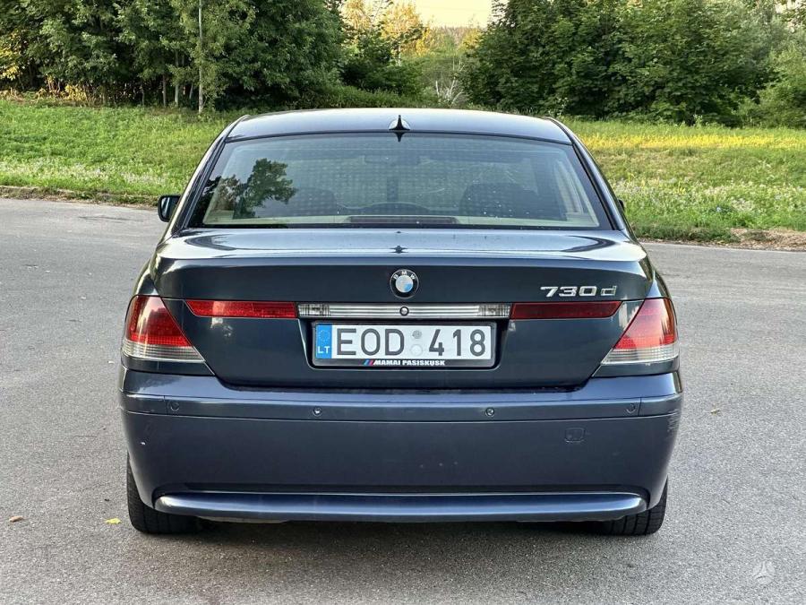 Zils BMW 730 2002 Viļņa, ar dzinēja tilpumu 2.99 L un nobraukumu 300 tūkst. km par 1500 €, foto 6 vietnē AUTOMOTO.COM.LV