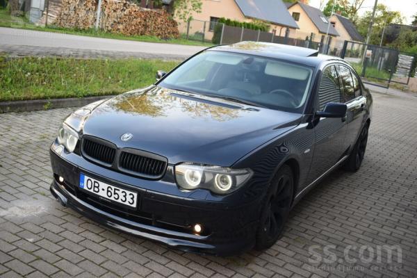Blue BMW 730 2003 in Jekabpils, with an engine capacity of 3.00 L and mileage of 321 thousand km for 4650 €, photo 5 on AUTOMOTO.COM.LV