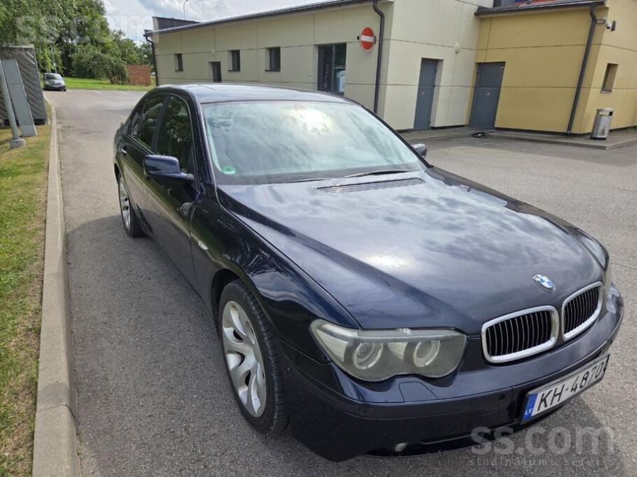 Blue BMW 730 2003 in Jekabpils, with an engine capacity of 3.00 L and mileage of 375 thousand km for 2500 €, photo 1 on AUTOMOTO.COM.LV