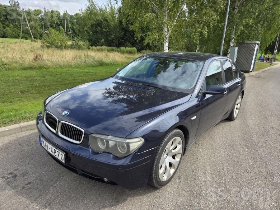 Blue BMW 730 2003 in Jekabpils, with an engine capacity of 3.00 L and mileage of 375 thousand km for 2500 €, photo 3 on AUTOMOTO.COM.LV