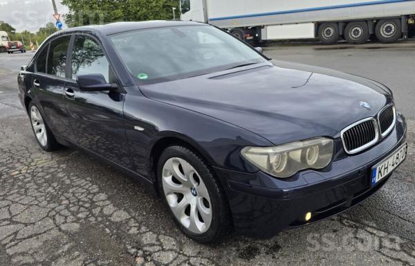 Blue BMW 730 2003 in Riga, with an engine capacity of 3.00 L and mileage of 375 thousand km for 2190 €, photo 1 on AUTOMOTO.COM.LV