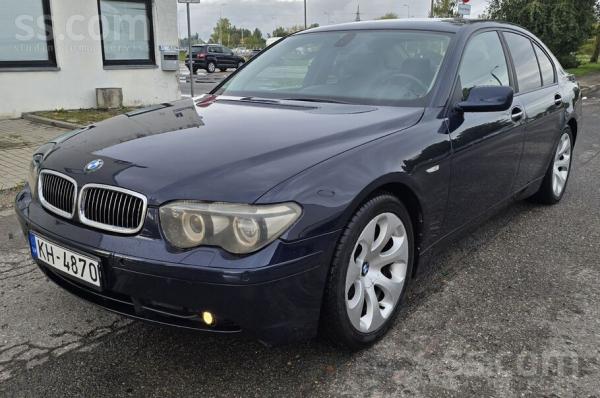 Blue BMW 730 2003 in Riga, with an engine capacity of 3.00 L and mileage of 375 thousand km for 2190 €, photo 4 on AUTOMOTO.COM.LV