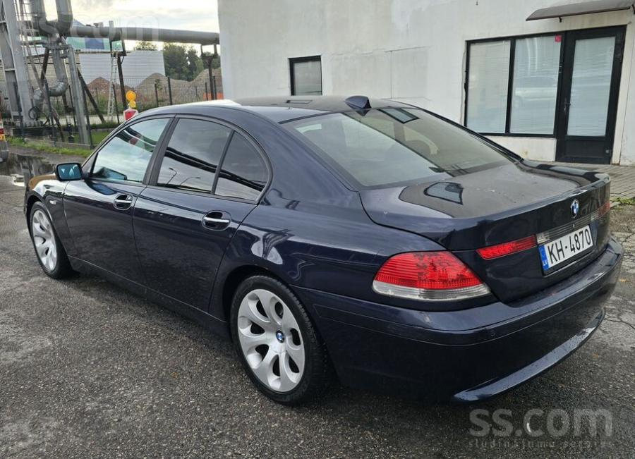 Blue BMW 730 2003 in Riga, with an engine capacity of 3.00 L and mileage of 375 thousand km for 2190 €, photo 6 on AUTOMOTO.COM.LV