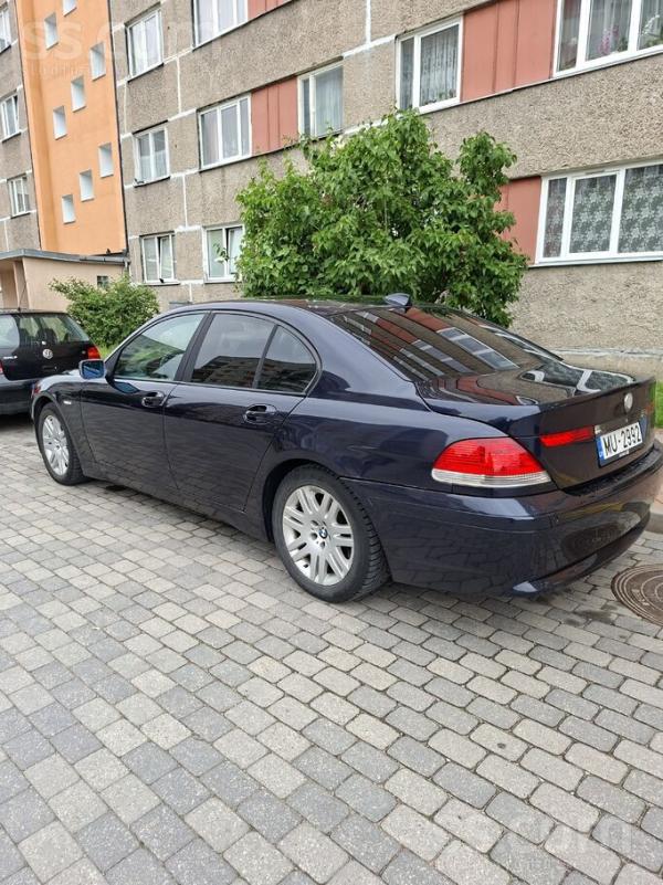 Blue BMW 730 2004 in Ventspils, with an engine capacity of 3.00 L and mileage of 511 thousand km for 2900 €, photo 2 on AUTOMOTO.COM.LV