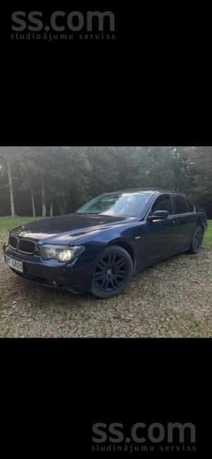 Blue BMW 730 2004 in Dobele, with an engine capacity of 3.00 L and mileage of 0 thousand km for 1700 €, photo 3 on AUTOMOTO.COM.LV