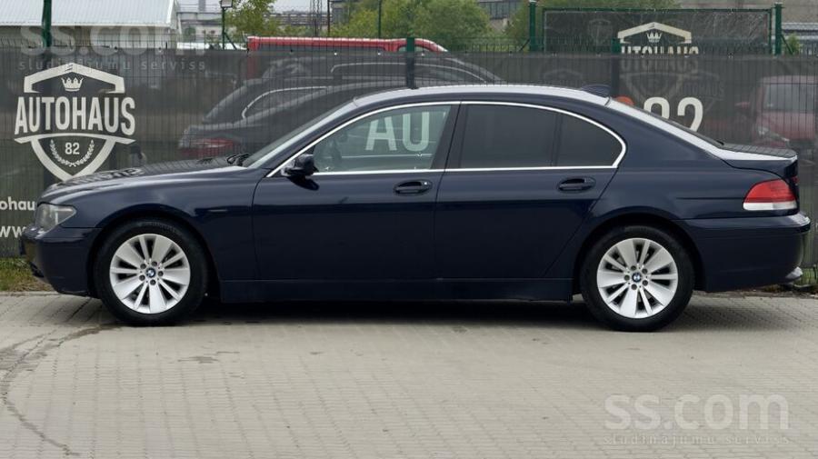Blue BMW 730 2005 in Liepaja, with an engine capacity of 3.00 L and mileage of 322 thousand km for 5050 €, photo 7 on AUTOMOTO.COM.LV