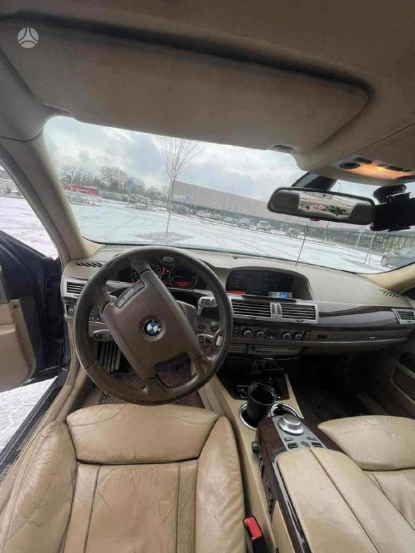 Blue BMW 730 2005 in Panevezys, with an engine capacity of 2.99 L and mileage of 300 thousand km for 3200 €, photo 5 on AUTOMOTO.COM.LV
