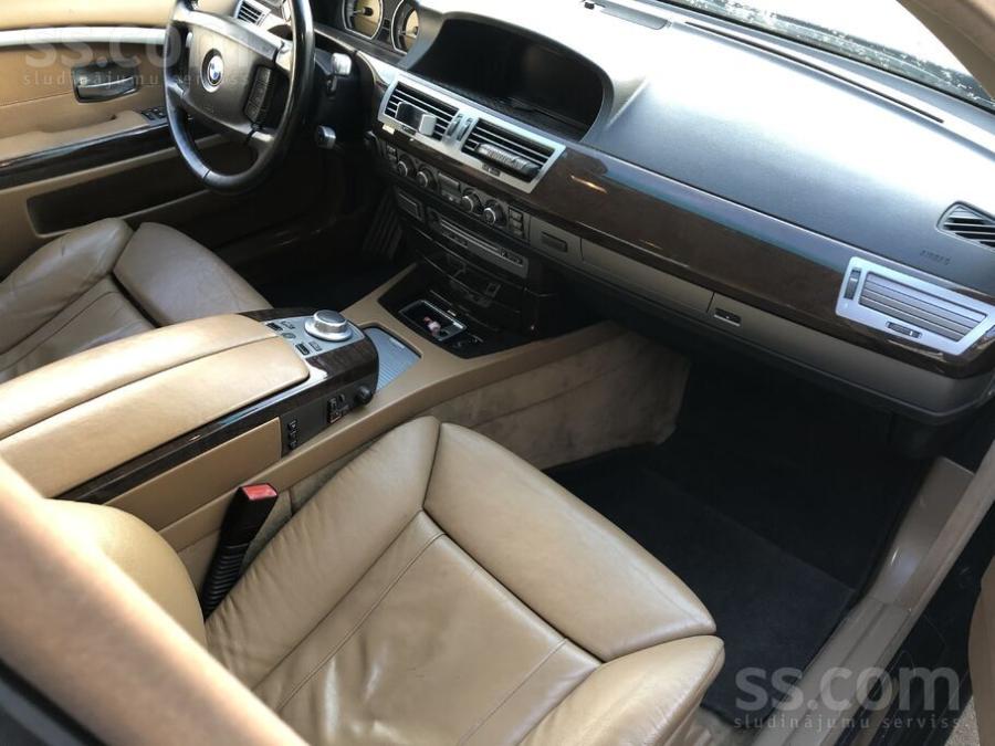 Blue BMW 730 2005 in Riga, with an engine capacity of 3.00 L and mileage of 400 thousand km for 5000 €, photo 6 on AUTOMOTO.COM.LV