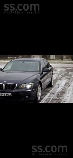 Blue BMW 730 2005 in Riga, with an engine capacity of 3.00 L and mileage of 400 thousand km for 4300 €, photo  on AUTOMOTO.COM.LV
