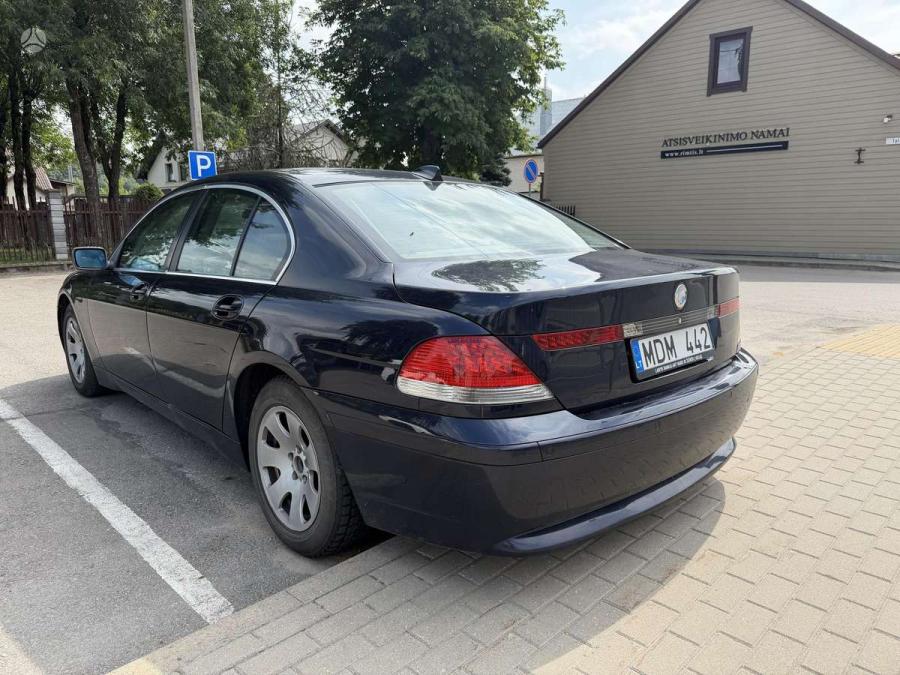 Blue BMW 730 2005 in Kaunas, with an engine capacity of 2.99 L and mileage of 100 thousand km for 1350 €, photo 7 on AUTOMOTO.COM.LV