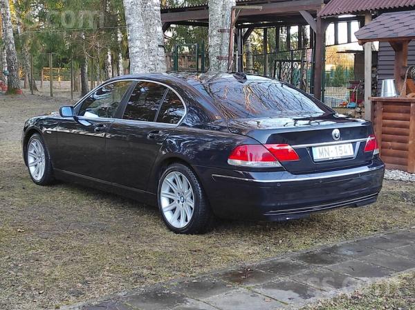 Blue BMW 730 2006 in Riga, with an engine capacity of 3.00 L and mileage of 288 thousand km for 7500 €, photo 1 on AUTOMOTO.COM.LV