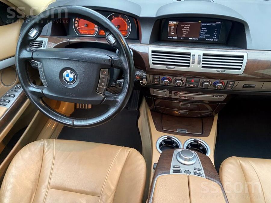 Blue BMW 730 2006 in Riga, with an engine capacity of 3.00 L and mileage of 330 thousand km for 6200 €, photo 14 on AUTOMOTO.COM.LV