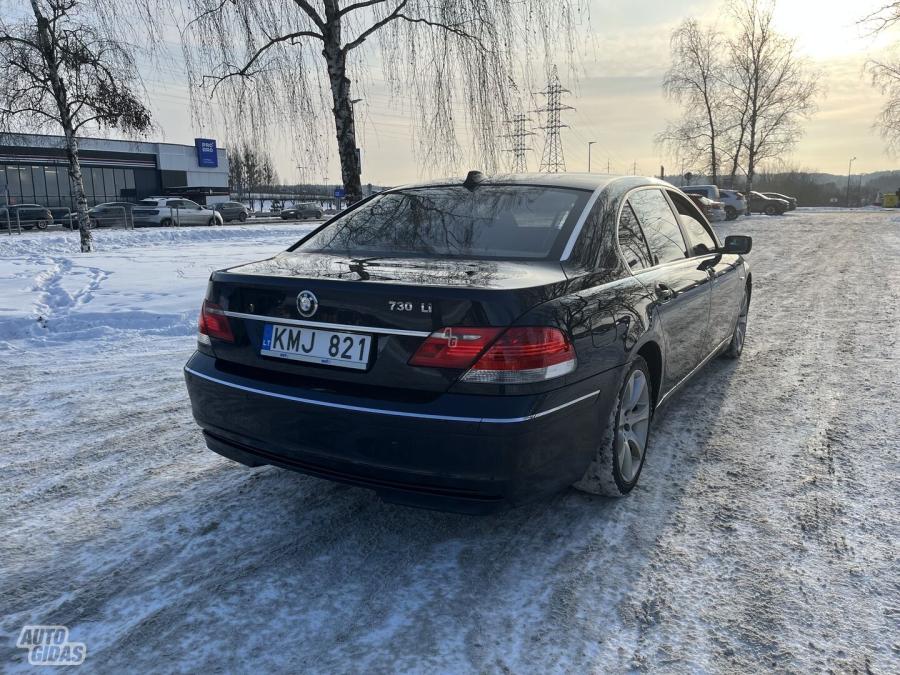 Blue BMW 730 2006 in Kaunas, with an engine capacity of 3.00 L and mileage of 398 thousand km for 4800 €, photo 6 on AUTOMOTO.COM.LV