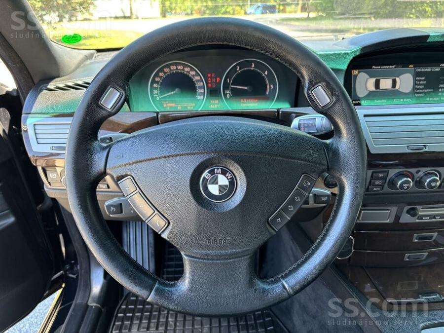 Blue BMW 730 2006 in Bauska, with an engine capacity of 3.00 L and mileage of 316 thousand km for 4000 €, photo 21 on AUTOMOTO.COM.LV