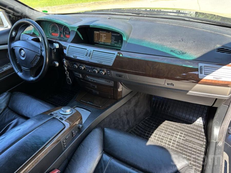 Blue BMW 730 2006 in Bauska, with an engine capacity of 3.00 L and mileage of 316 thousand km for 4000 €, photo 33 on AUTOMOTO.COM.LV