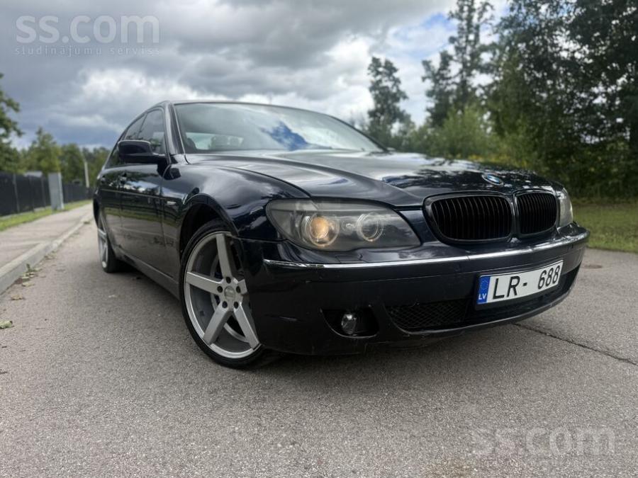 Синий БМВ 730 2006 в Рига, объемом двигателя 3.00 л и пробегом 349 тыс. км за 5000 €, фото 1 на AUTOMOTO.COM.LV
