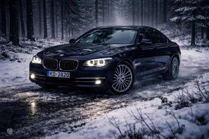 Blue BMW 730 2013 in Riga, with an engine capacity of 3.00 L and mileage of 320 thousand km for 14300 €, photo  on AUTOMOTO.COM.LV