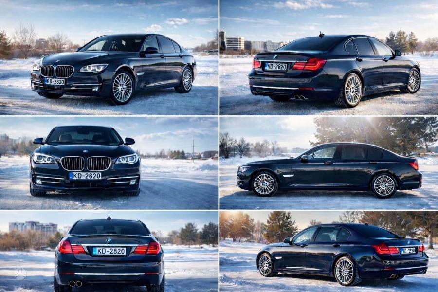Blue BMW 730 2013 in Riga, with an engine capacity of 3.00 L and mileage of 320 thousand km for 14300 €, photo 14 on AUTOMOTO.COM.LV