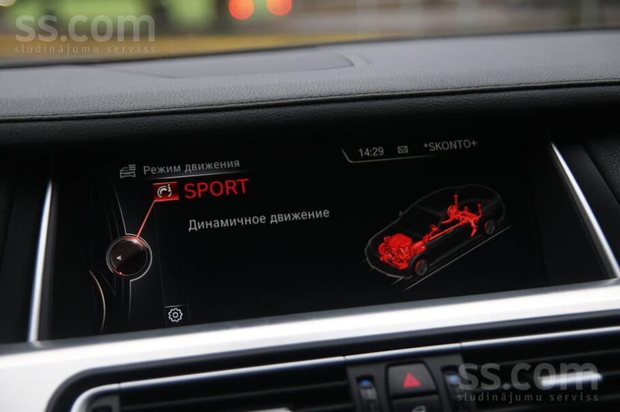 Blue BMW 730 2014 in Riga, with an engine capacity of 3.00 L and mileage of 0 thousand km for 13490 €, photo 27 on AUTOMOTO.COM.LV