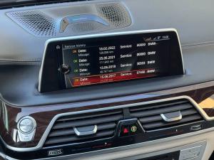 Blue BMW 730 2016 in Riga, with an engine capacity of 3.00 L and mileage of 200 thousand km for 12500 €, photo 33 on AUTOMOTO.COM.LV