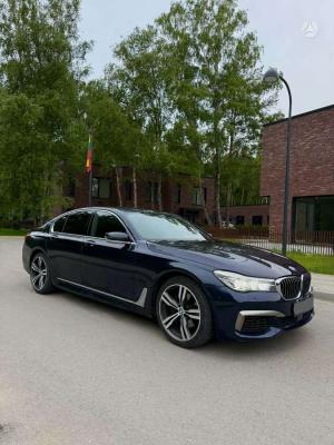 Blue BMW 730 2016 in Klaipeda, with an engine capacity of 2.99 L and mileage of 320 thousand km for 21300 €, photo 3 on AUTOMOTO.COM.LV