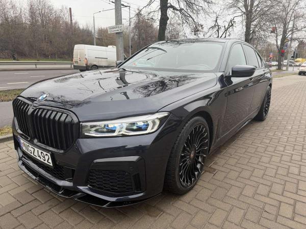 Blue BMW 730 2017 in Vilnius, with an engine capacity of 2.99 L and mileage of 199 thousand km for 29999 €, photo 1 on AUTOMOTO.COM.LV