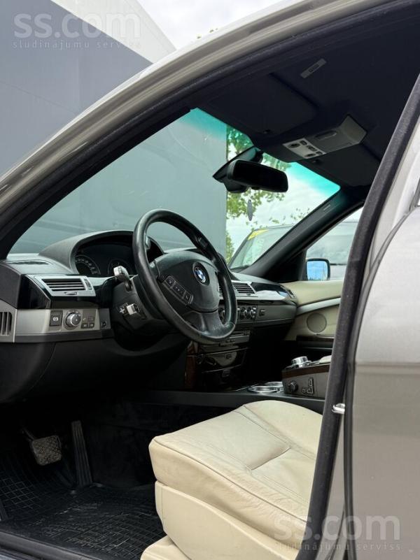 Brown BMW 730 2006 in Tukums, with an engine capacity of 3.00 L and mileage of 0 thousand km for 3499 €, photo 7 on AUTOMOTO.COM.LV