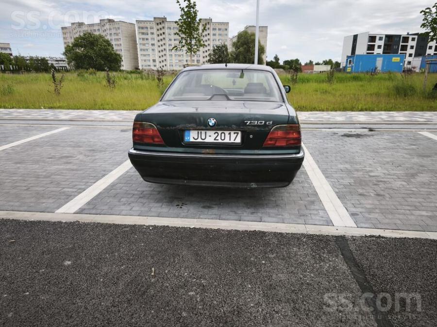 Zaļš BMW 730 2000 Jelgava, ar dzinēja tilpumu 3.00 L un nobraukumu 339 tūkst. km par 1000 €, foto 7 vietnē AUTOMOTO.COM.LV