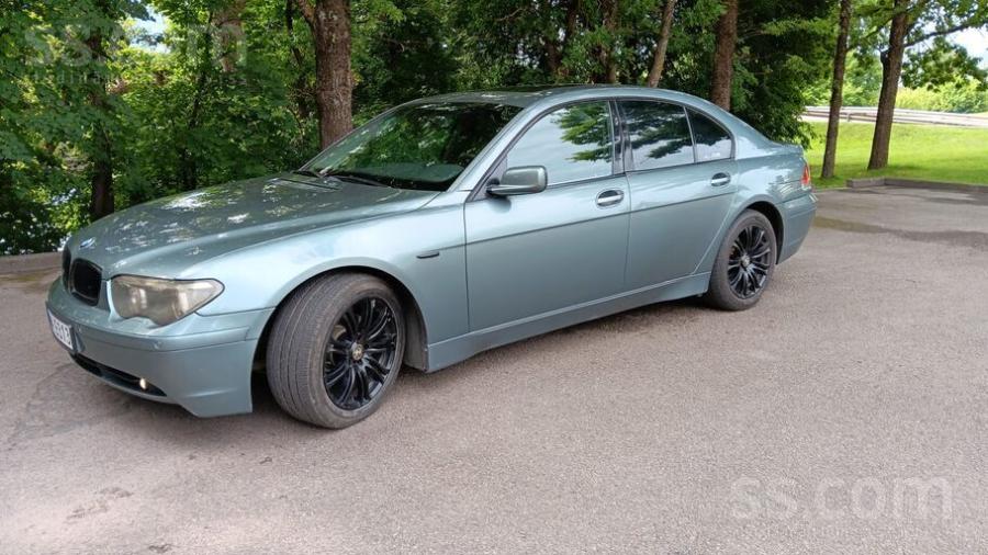 Green BMW 730 2002 in Jekabpils, with an engine capacity of 3.00 L and mileage of 517 thousand km for 1990 €, photo 6 on AUTOMOTO.COM.LV