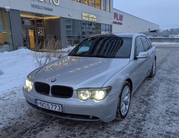 Grey BMW 730 2003 in Vilnius, with an engine capacity of 3.00 L and mileage of 391 thousand km for 1850 €, photo 6 on AUTOMOTO.COM.LV