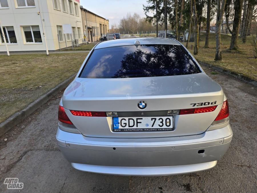 Grey BMW 730 2003 in Radviliskis, with an engine capacity of 3.00 L and mileage of 413 thousand km for 1950 €, photo 10 on AUTOMOTO.COM.LV