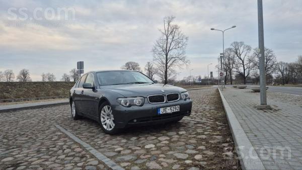 Grey BMW 730 2003 in Riga, with an engine capacity of 3.00 L and mileage of 450 thousand km for 3000 €, photo 1 on AUTOMOTO.COM.LV