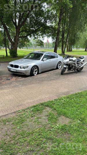 Pelēks BMW 730 2003 Aizkraukle, ar dzinēja tilpumu 3.00 L un nobraukumu 443 tūkst. km par 4550 €, foto  vietnē AUTOMOTO.COM.LV