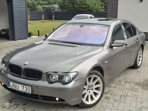 Pelēks BMW 730 2003 Šilutė, ar dzinēja tilpumu 2.99 L un nobraukumu 300 tūkst. km par 2500 €, foto  vietnē AUTOMOTO.COM.LV