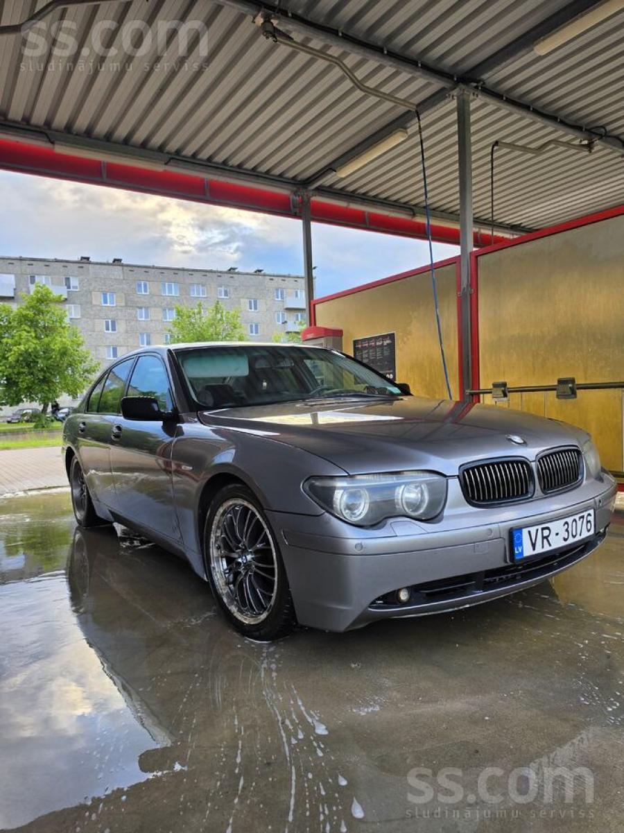 Grey BMW 730 2003 in Gulbene, with an engine capacity of 3.00 L and mileage of 551 thousand km for 2200 €, photo 4 on AUTOMOTO.COM.LV