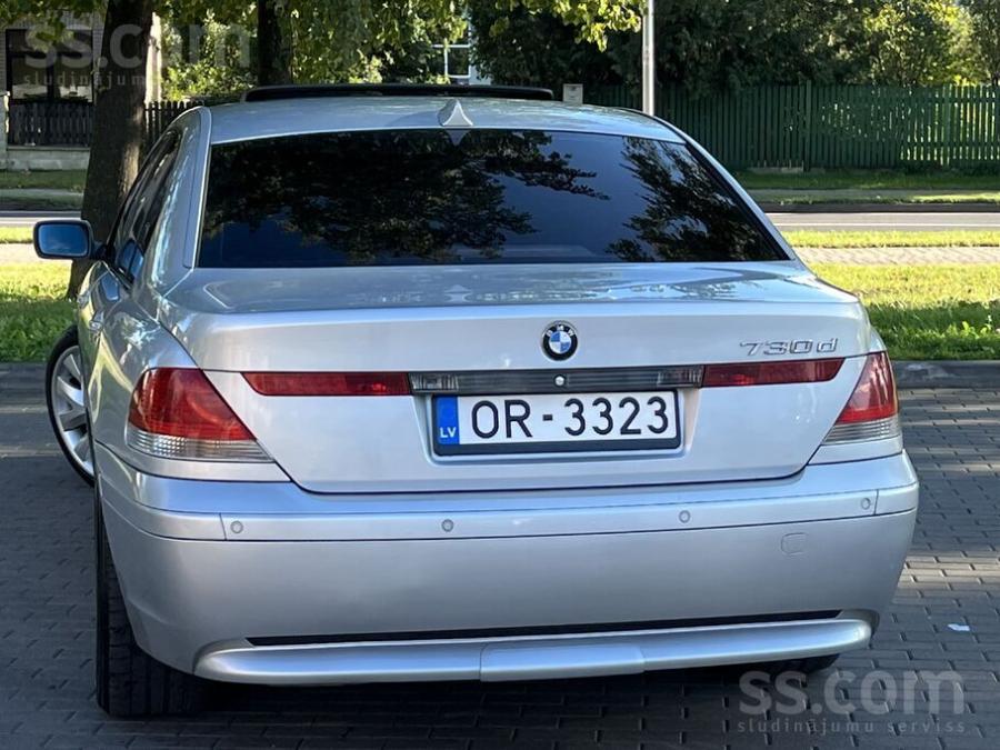 Pelēks BMW 730 2003 Jelgava, ar dzinēja tilpumu 3.00 L un nobraukumu 351 tūkst. km par 3150 €, foto 7 vietnē AUTOMOTO.COM.LV