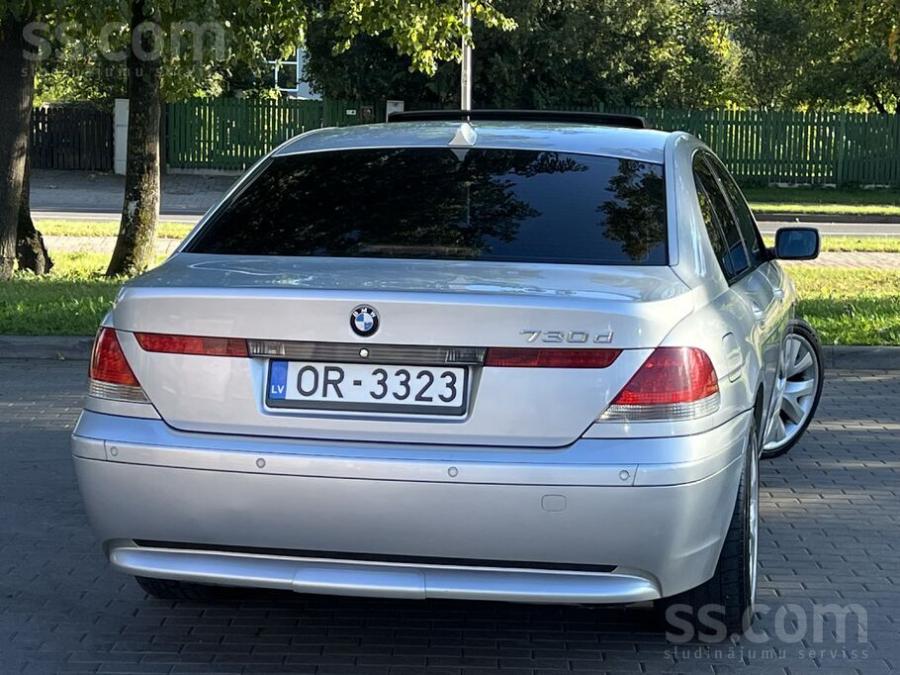 Pelēks BMW 730 2003 Jelgava, ar dzinēja tilpumu 3.00 L un nobraukumu 351 tūkst. km par 3150 €, foto 8 vietnē AUTOMOTO.COM.LV