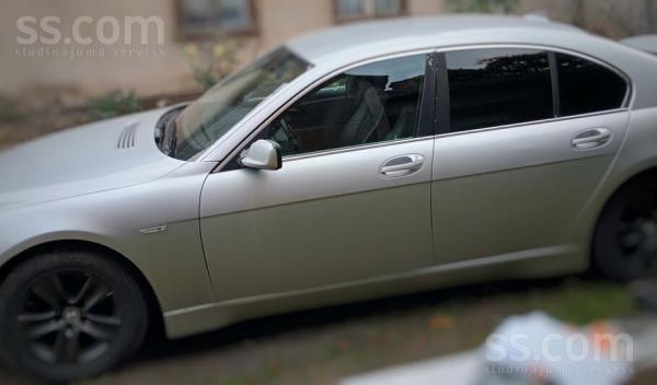 Pelēks BMW 730 2004 Talsi, ar dzinēja tilpumu 3.00 L un nobraukumu 367 tūkst. km par 1850 €, foto 4 vietnē AUTOMOTO.COM.LV