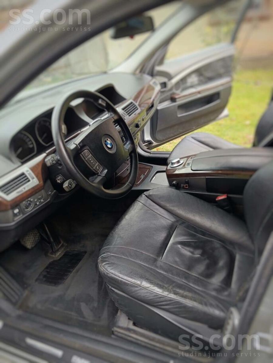 Grey BMW 730 2004 in Talsi, with an engine capacity of 3.00 L and mileage of 367 thousand km for 1850 €, photo 5 on AUTOMOTO.COM.LV