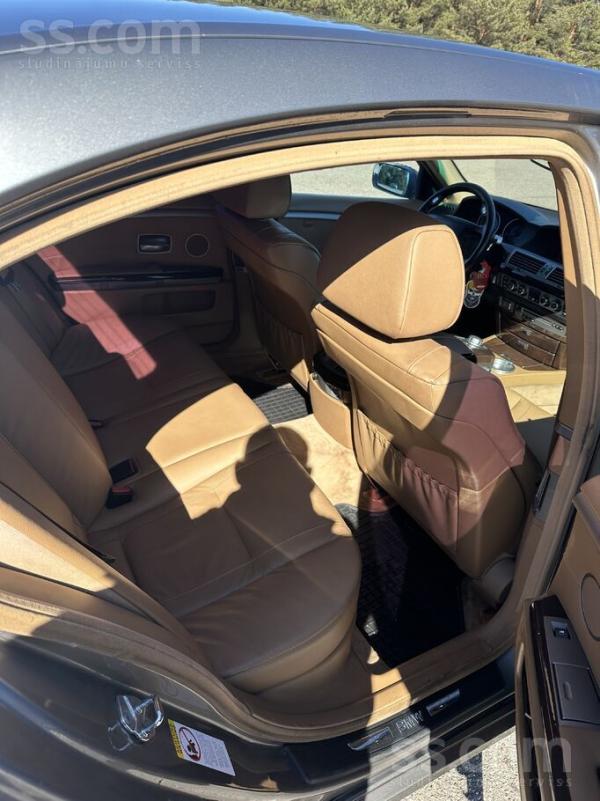 Pelēks BMW 730 2005 Ventspils, ar dzinēja tilpumu 3.00 L un nobraukumu 360 tūkst. km par 3999 €, foto 6 vietnē AUTOMOTO.COM.LV
