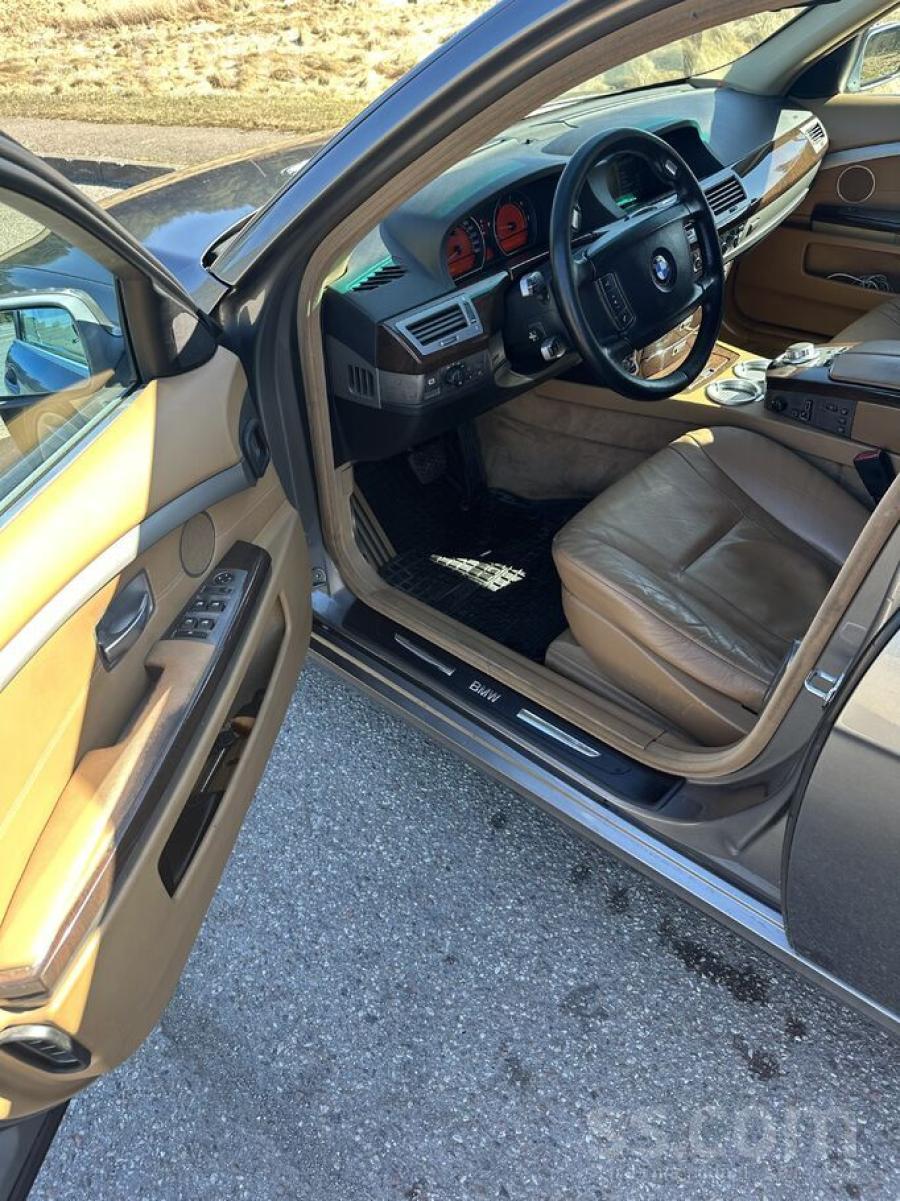 Pelēks BMW 730 2005 Ventspils, ar dzinēja tilpumu 3.00 L un nobraukumu 360 tūkst. km par 3999 €, foto 12 vietnē AUTOMOTO.COM.LV