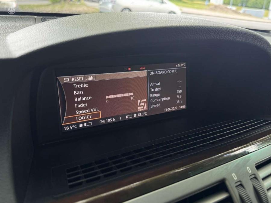 Grey BMW 730 2006 in Vilnius, with an engine capacity of 2.99 L and mileage of 336 thousand km for 3250 €, photo 16 on AUTOMOTO.COM.LV