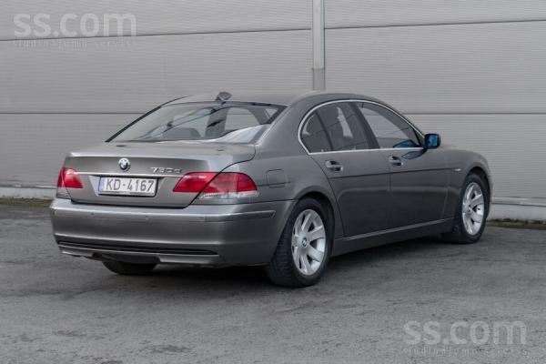 Grey BMW 730 2007 in Riga, with an engine capacity of 3.00 L and mileage of 0 thousand km for 6500 €, photo 4 on AUTOMOTO.COM.LV