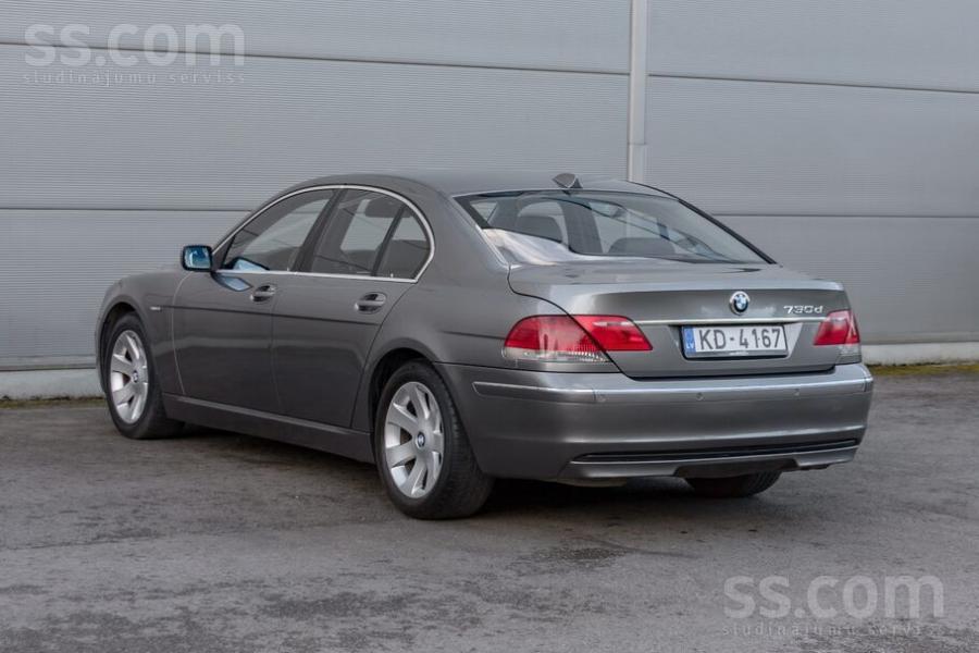 Grey BMW 730 2007 in Riga, with an engine capacity of 3.00 L and mileage of 0 thousand km for 6500 €, photo 6 on AUTOMOTO.COM.LV