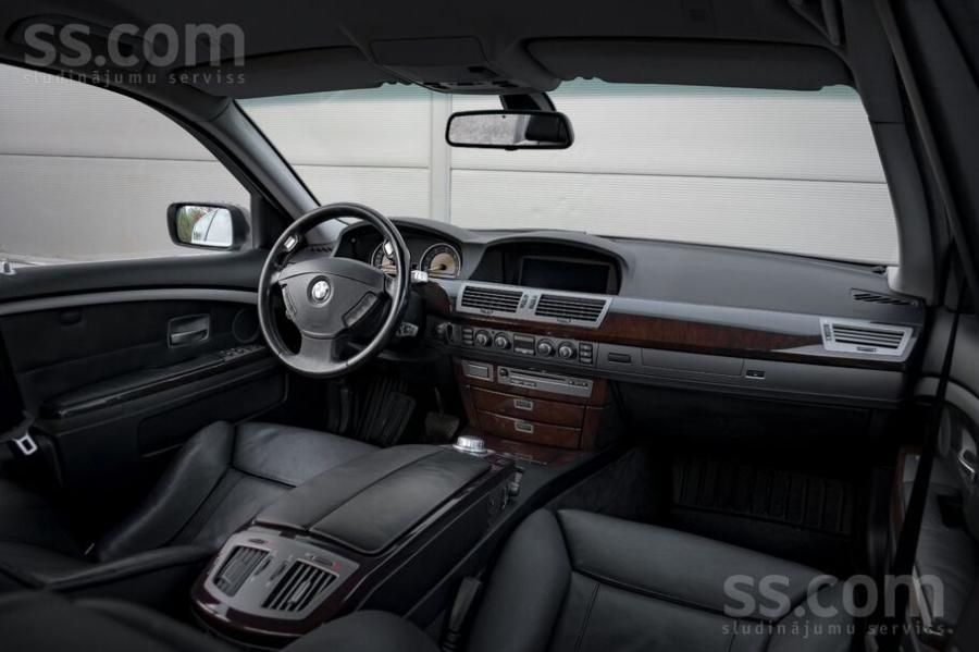 Grey BMW 730 2007 in Riga, with an engine capacity of 3.00 L and mileage of 0 thousand km for 6500 €, photo 12 on AUTOMOTO.COM.LV