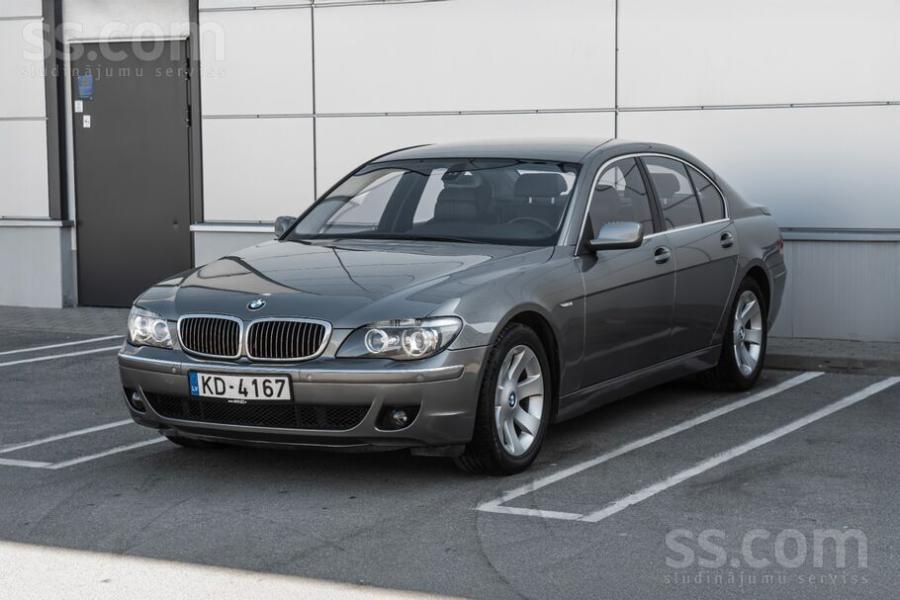 Grey BMW 730 2007 in Riga, with an engine capacity of 3.00 L and mileage of 352 thousand km for 5500 €, photo 1 on AUTOMOTO.COM.LV