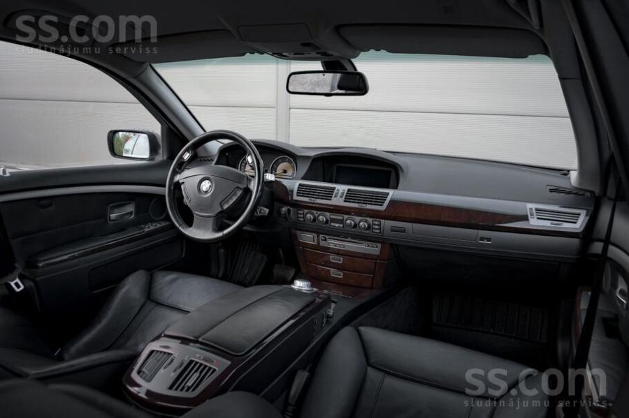 Grey BMW 730 2007 in Riga, with an engine capacity of 3.00 L and mileage of 352 thousand km for 5500 €, photo 13 on AUTOMOTO.COM.LV