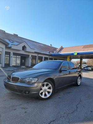 Pelēks BMW 730 2007 Kauņa, ar dzinēja tilpumu 2.99 L un nobraukumu 381 tūkst. km par 4500 €, foto  vietnē AUTOMOTO.COM.LV